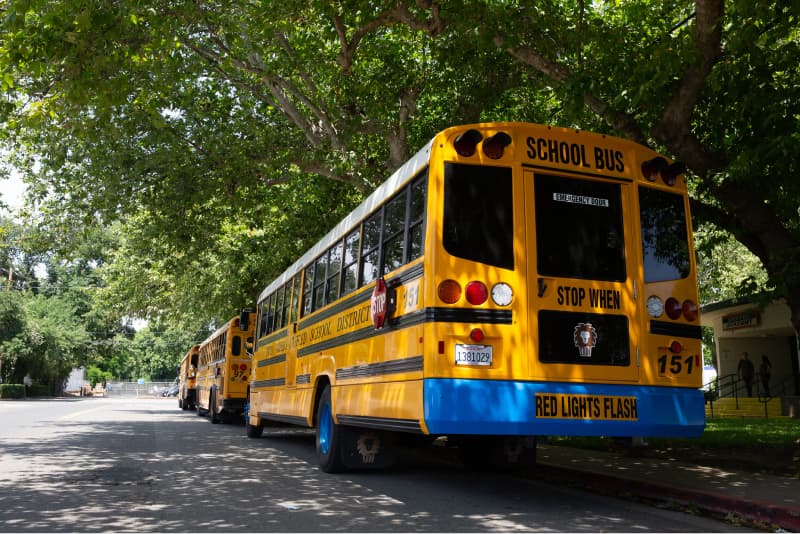 Electric school buses drive positive environmental change | Rewiring ...